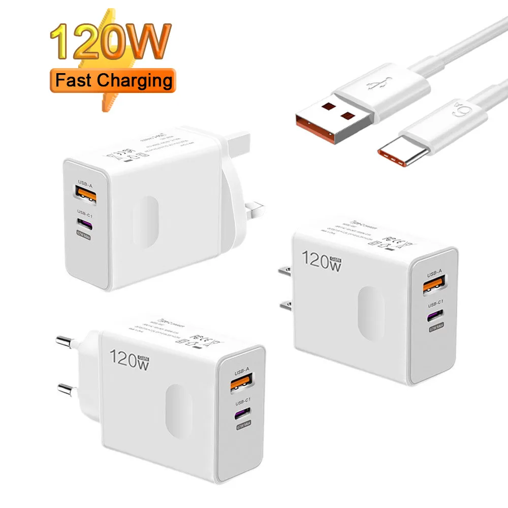 120W-USB-Charger-Adapter-QC5-0-67W-25W-Fast-Charging-for-iPhone-16-15 ...