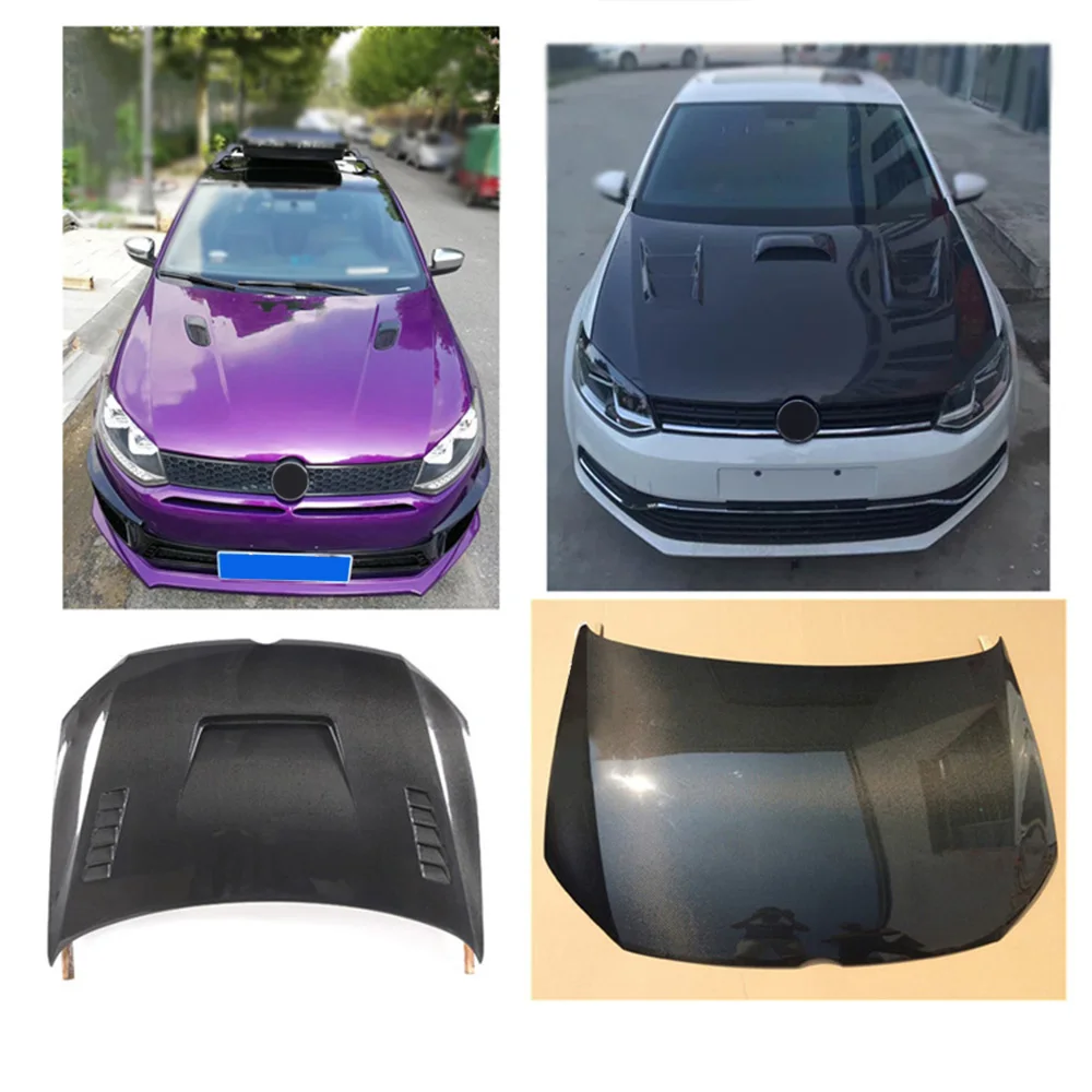 Suitable For Volkswagen Polo Carbon Fiber Hood, Modified And Upgraded ...