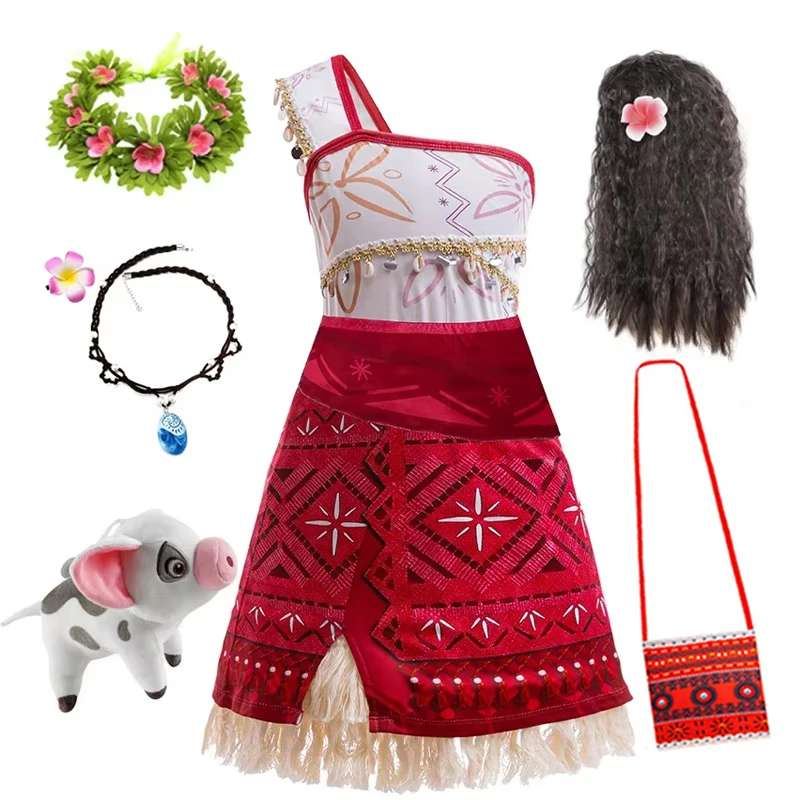 New Movie Moana 2 Dress for Girls Adventure Costume Girl Princess Fancy ...