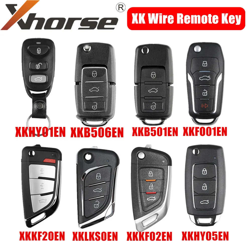 Xhorse-Wire-Key-XKB501EN-XKB506EN-XKLKS0EN-XKFO01EN-XKHY01EN-XKKF02EN ...