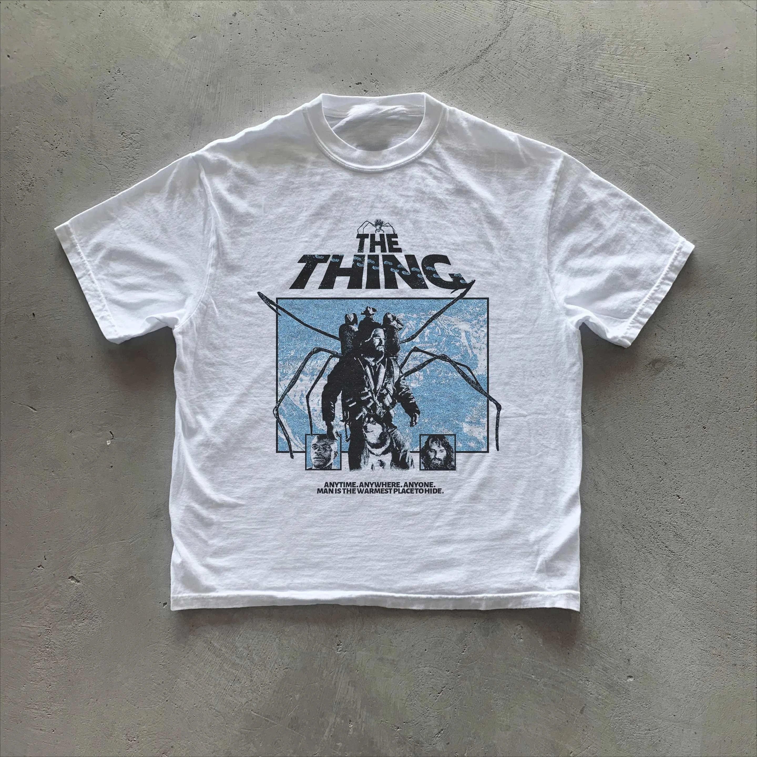 Retro 80s Horror Movie T Shirt Retro Japanese Poster Graphic Tee with ...