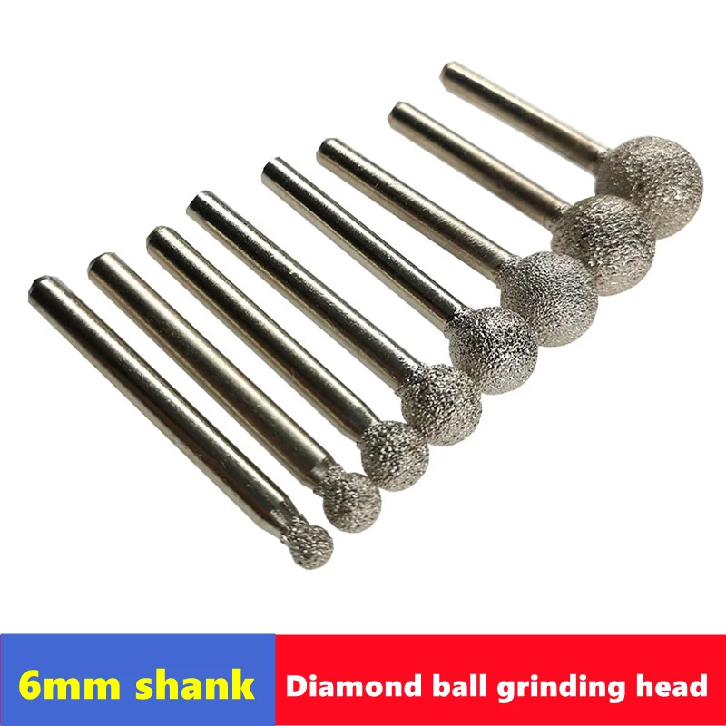 1-pcs-diamond-ball-grinding-head-6mm-shank-diameter-electroplated-blade ...