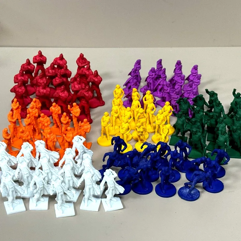 Lot-Room-25-Board-Game-People-Guardians-Character-Teammates-Models ...