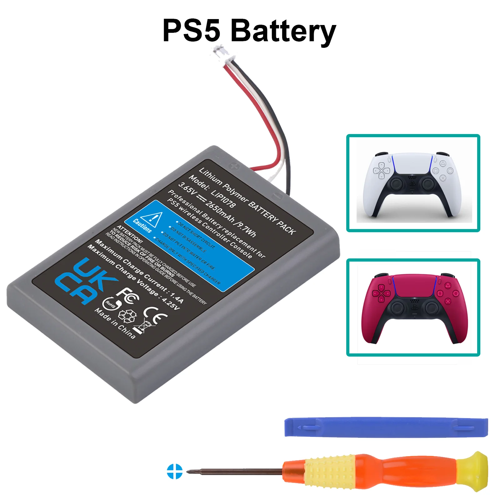 PS5-Battery-for-Sony-PlayStation-5-Dualsense-CFI-ZCT1W-CFI-ZCT1J ...