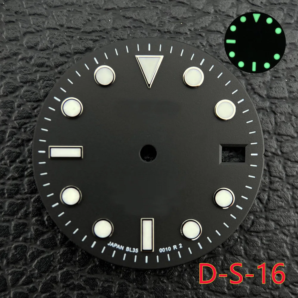 28.5mm Nh35 Dial C3 Luminous Sun Pattern Dial Custom Logo Dial Nh35 ...