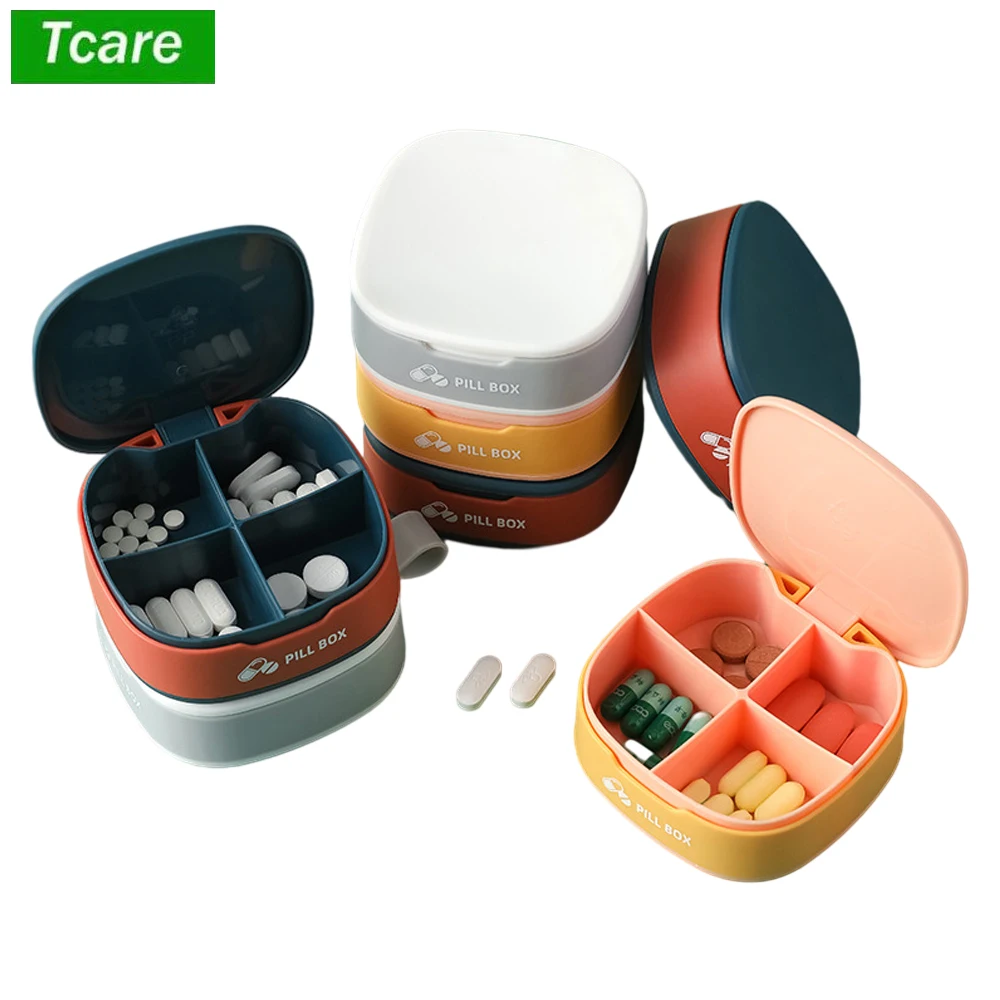 Tcare 1 PC Portable Silicone Mini Dispensing Compartment Storage Box ...