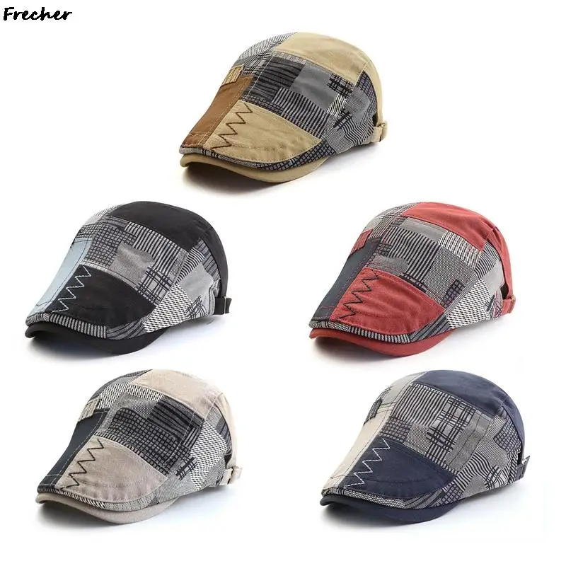 Gentlemen-Beret-Hat-Fashion-Newsboy-Cap-England-Style-Mens-Peaked ...