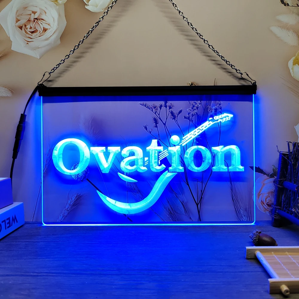 Ovation-Guitars-Acoustic-Music-LED-Neon-Sign-3D-Carving-Wall-Art-for ...