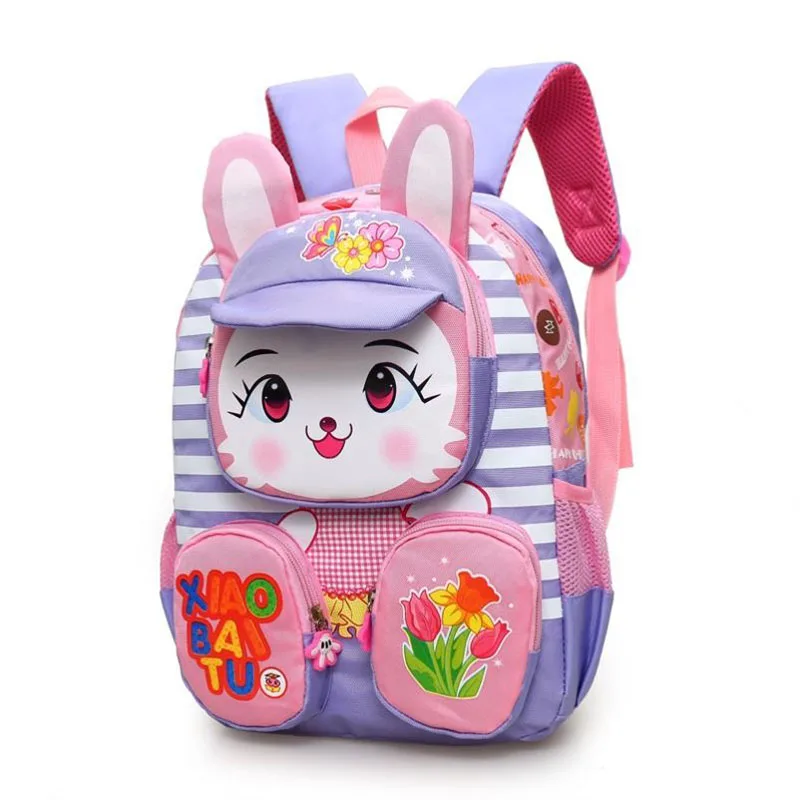 Rabbit-Children-s-Schoolbag-Primary-School-Backpack-Cute-Animal-Kids ...