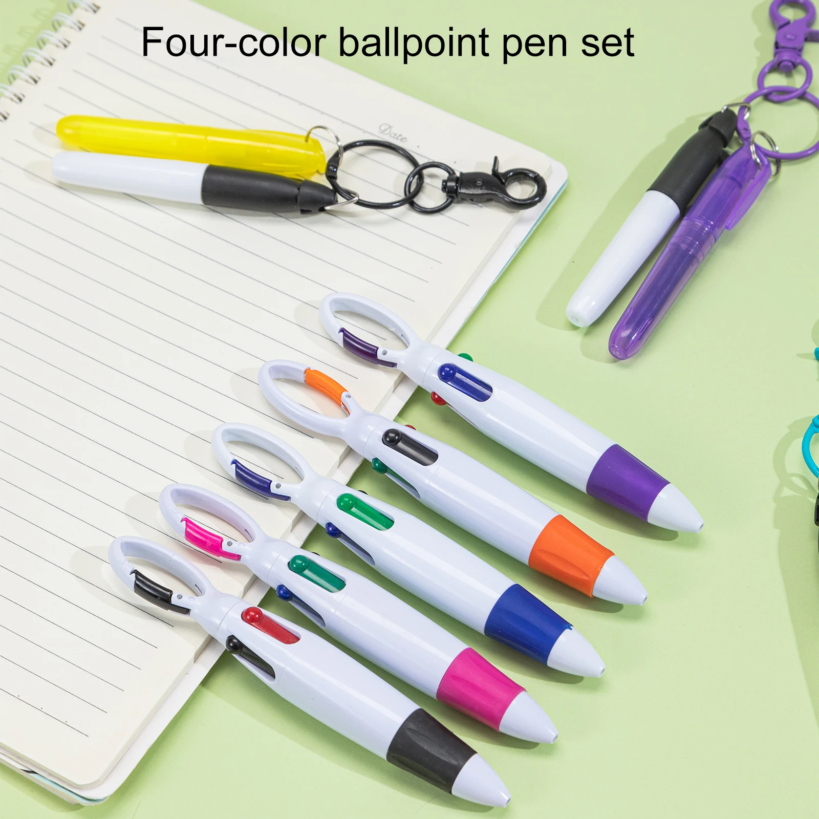 Mini-Highlighter-Retractable-With-Keychain-Clip-Permanent-Highlighter ...