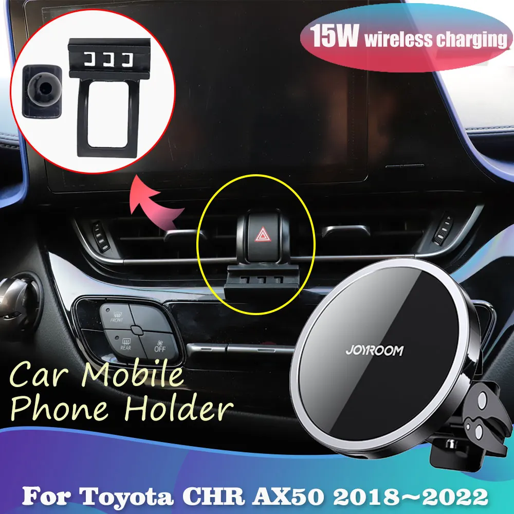 Car-Phone-Holder-for-Toyota-C-HR-CHR-AX10-AX50-2018-2022-Clip-Magnetic ...