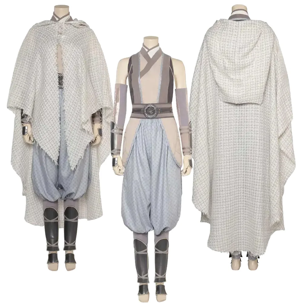 Women-Asoka-Cosplay-Hat-Costume-Movie-Space-Battle-Roleplay-Cloak-White ...