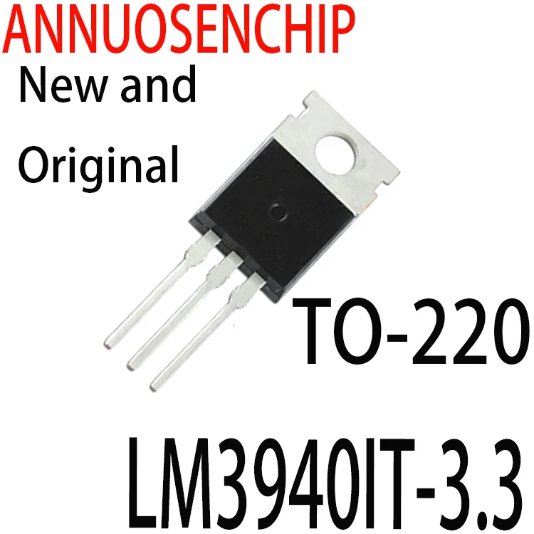 10 unids/lote nuevo y Original LM3940 LM3940IT 3,3 V TO 220 LM3940IT 3. ...