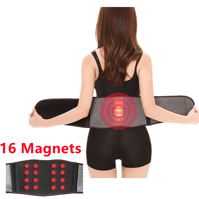 Waist Belt Band Self Heating Lower Back Supports Magnetic, 50% OFF