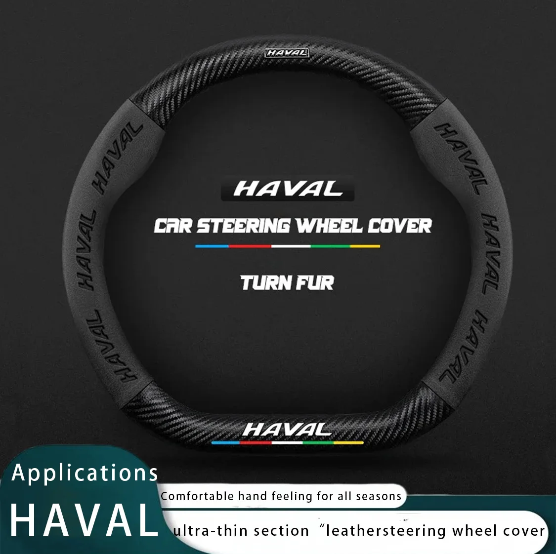 Car-Carbon-Steering-Wheel-Cover-for-Haval-H6-Jolion-Dargo-Chulian-M6-H9 ...