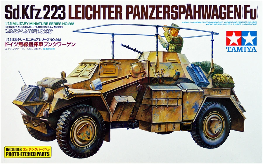 TAMIYA-Assembled-Model-Kit-35268-Sd-Kfz-223-Wheeled-Armoured-Command ...