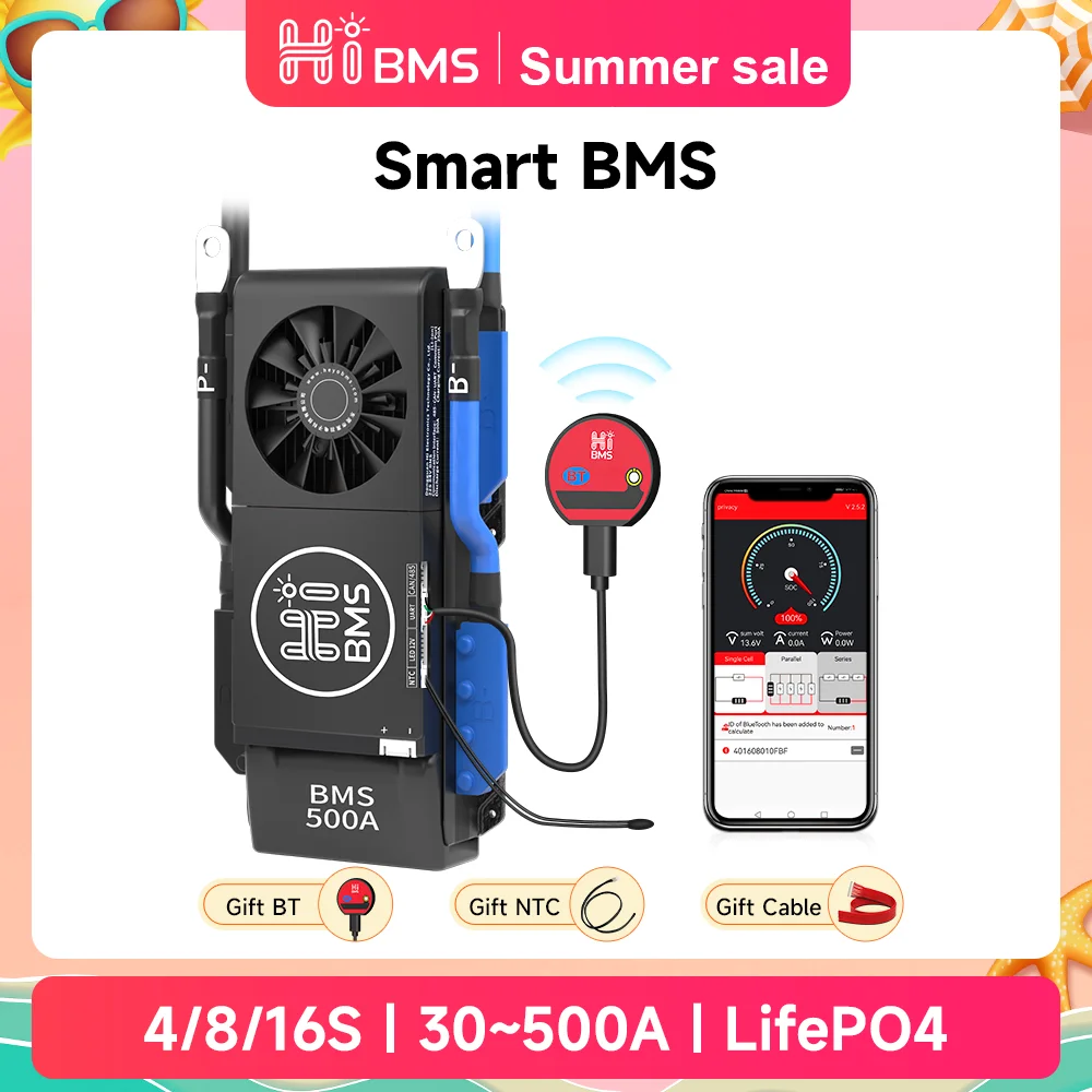 Bms Balancer Lithium Batteries | Lithium Battery Power Bank Bms - Smart ...