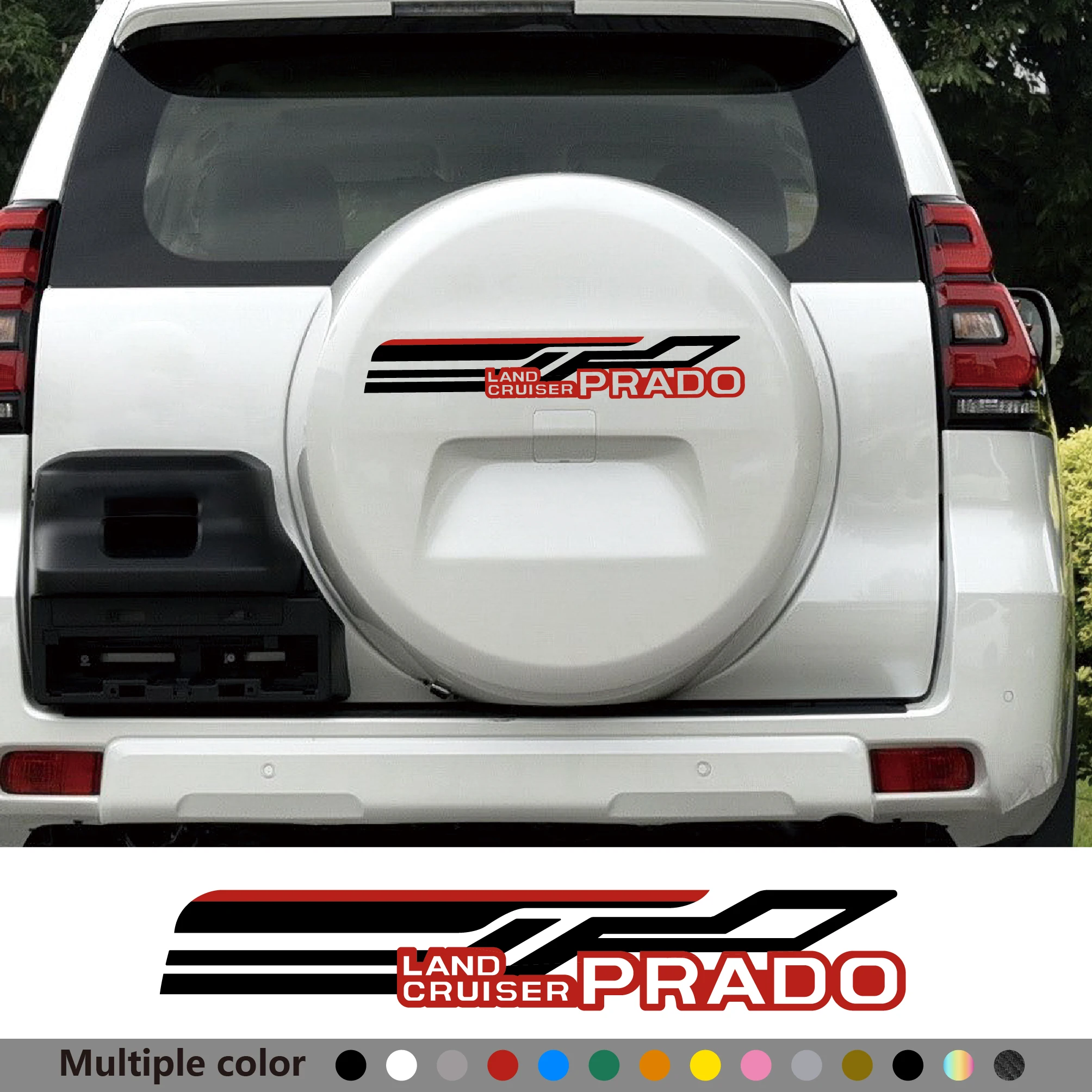 Car-Spare-Tire-Decal-Sticker-Apply-For-Toyota-Land-Cruiser-Prado-150 ...
