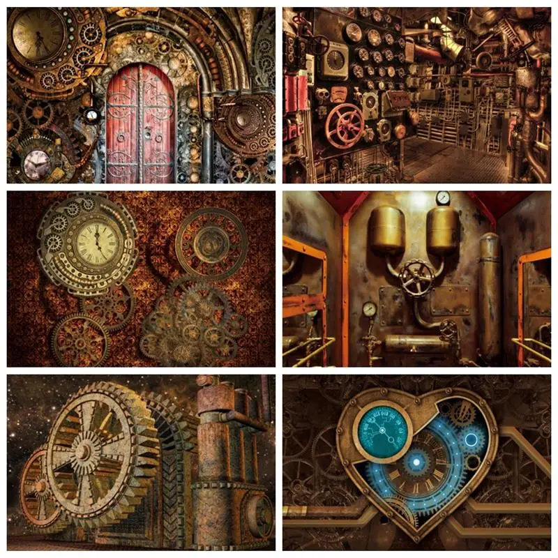 Steampunk Wallpaper Clock