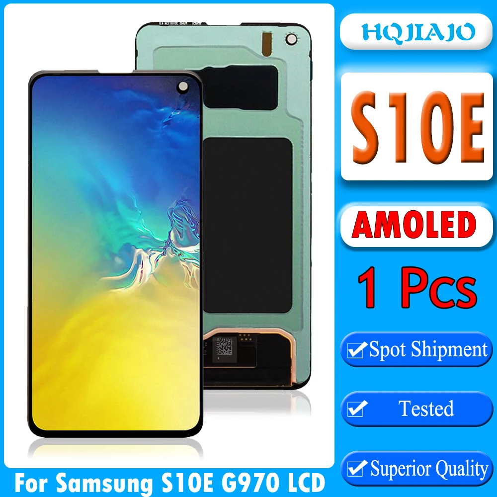 AMOLED-5-8-For-Samsung-S10e-G970F-G970U-G970W-LCD-with-frame-Touch ...