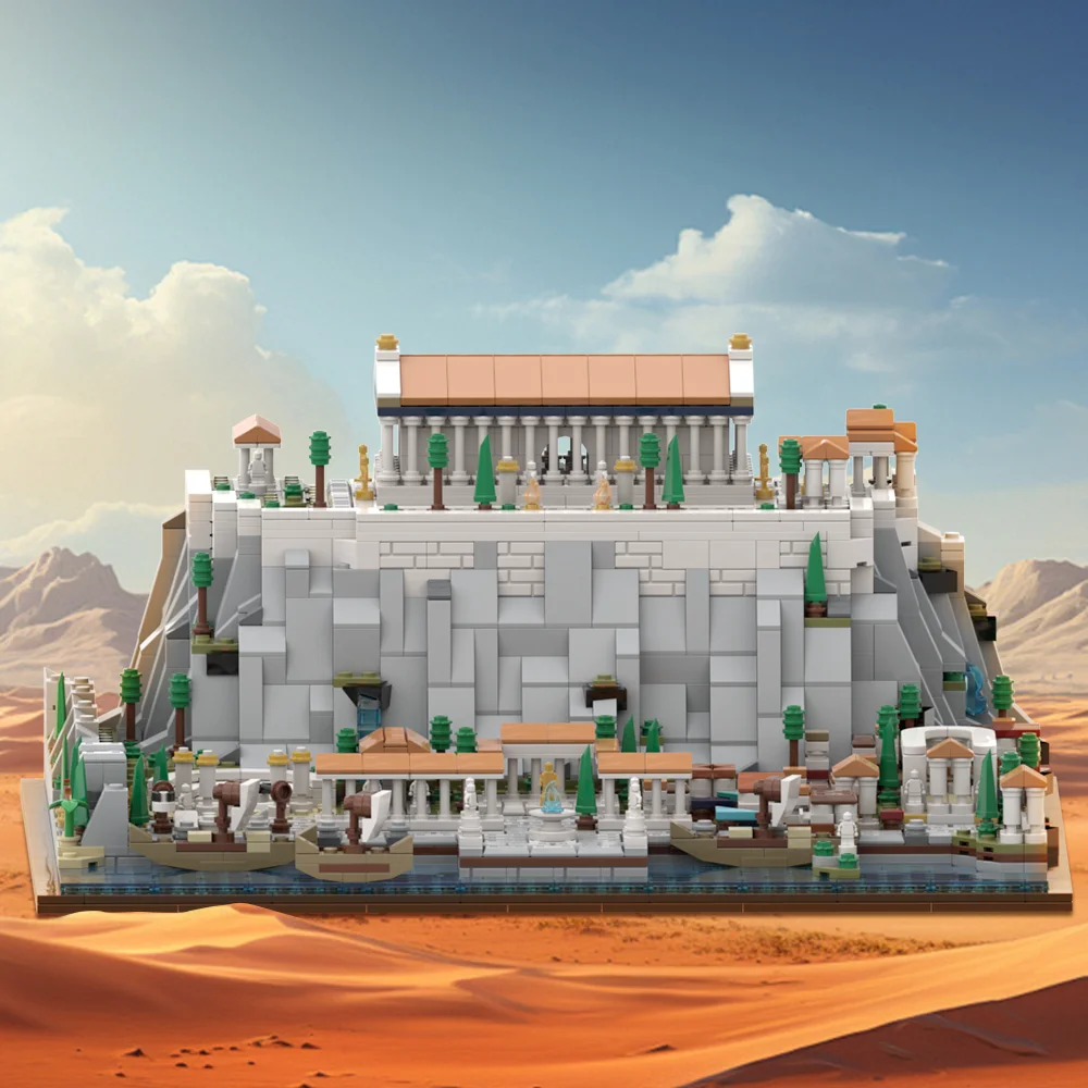 MOC-Greece-Acropolis-of-Athens-Building-Block-Modular-Castle-Tower ...