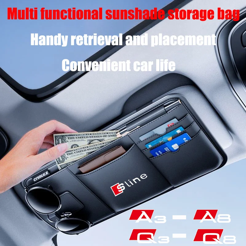 Auto-Sun-Visor-Storage-Pouch-car-Sunglasses-Holder-Glasses-Case-car ...