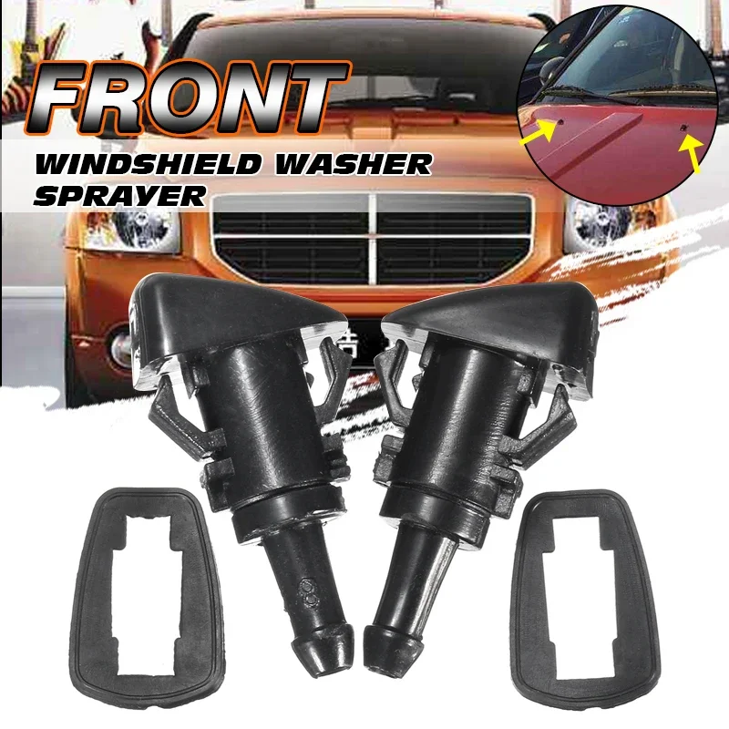 2Pcs-For-Dodge-Caliber-07-12-Windscreen-Water-Spray-Nozzle-Jet ...