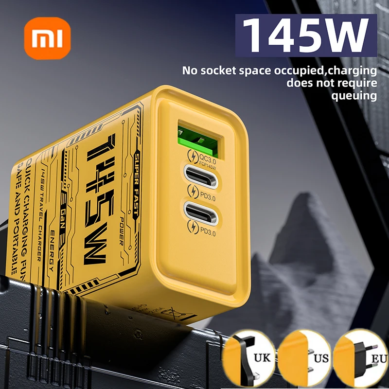 Xiaomi-145W-Fast-Charger-PD-USB-Phones-Charger-Quick-Charge-Adapter-3 ...