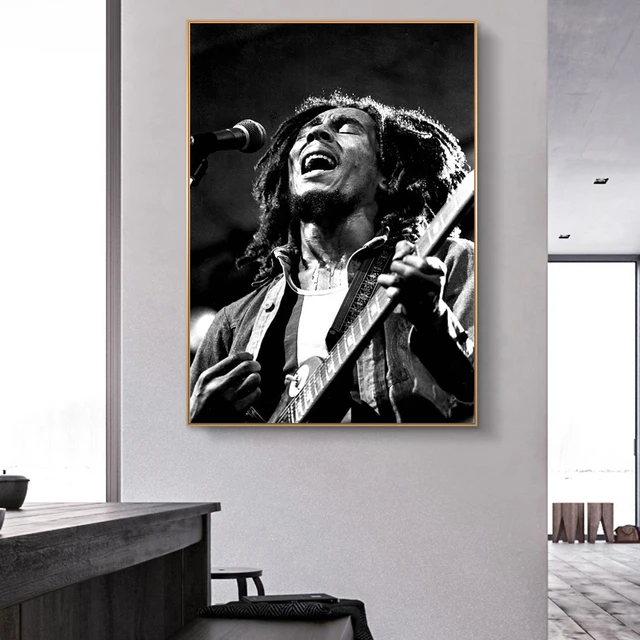 Bob Marley Black And White Posters
