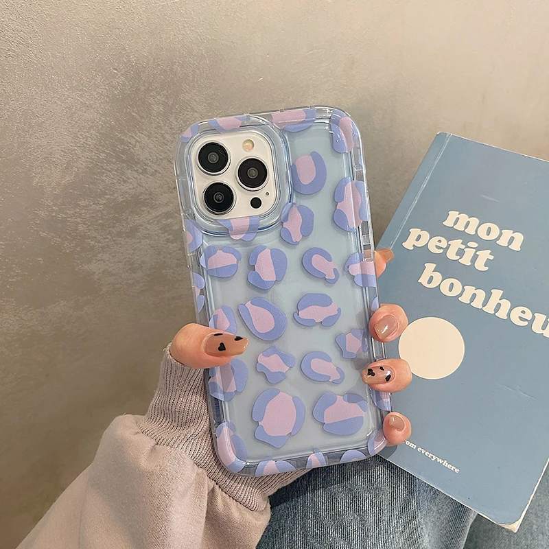 Funda-de-tel-fono-con-patr-n-de-leopardo-p-rpura-para-Realme-carcasa ...
