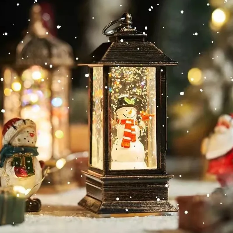 Christmas-Lantern-Light-Rotating-Glitter-Wind-Lamp-Santa-Claus-Snowman ...