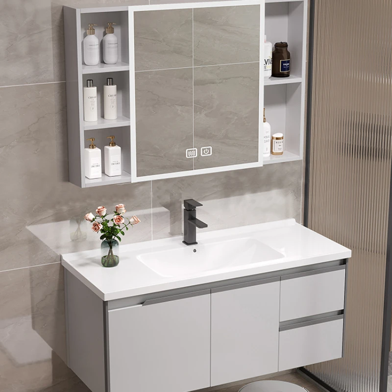 Simple-space-aluminum-bathroom-cabinet-hand-washing-toilet-washbasin ...
