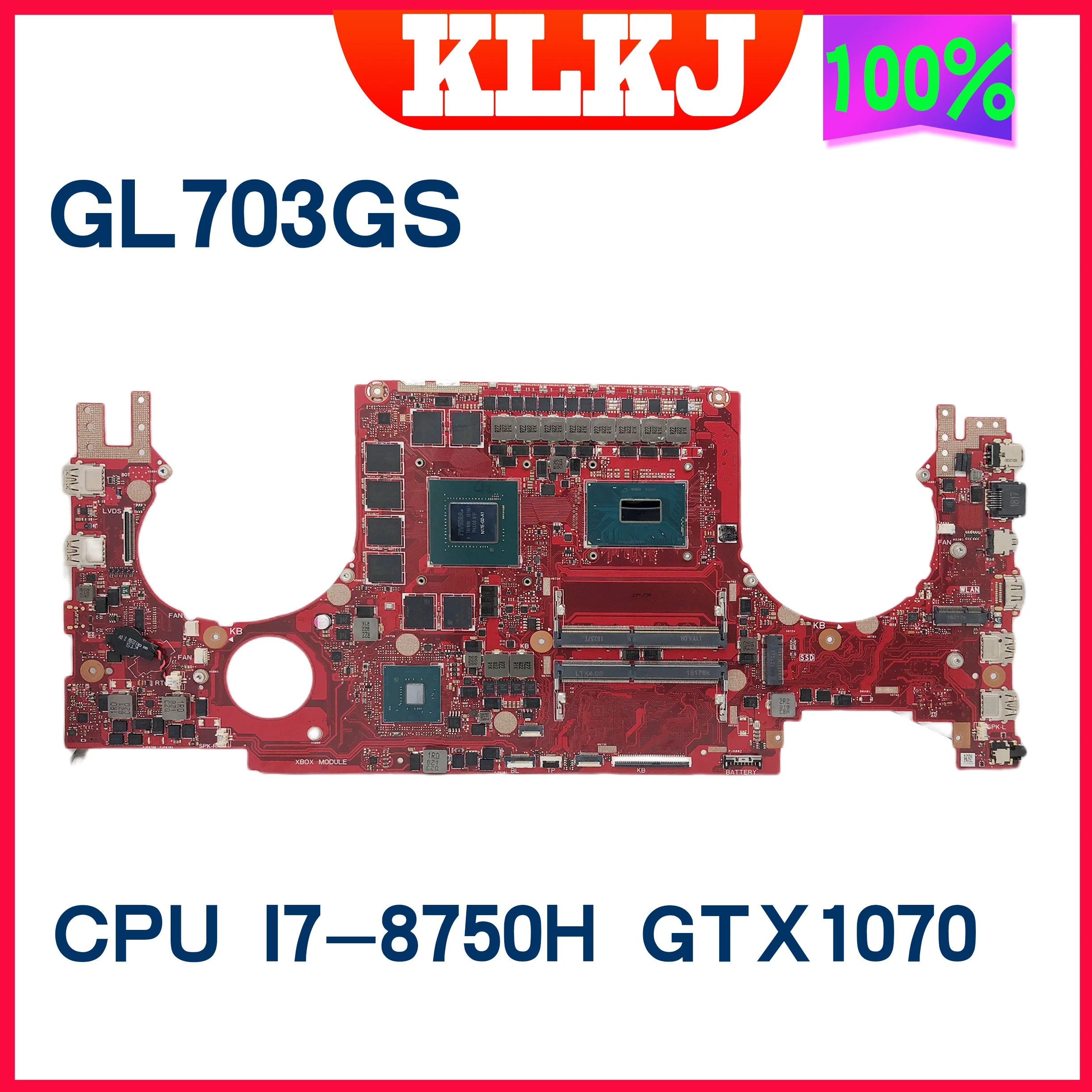 Dinzi GL703GS Mainboard ForROG PLUS GL703G GL703GM S7BS Laptop ...
