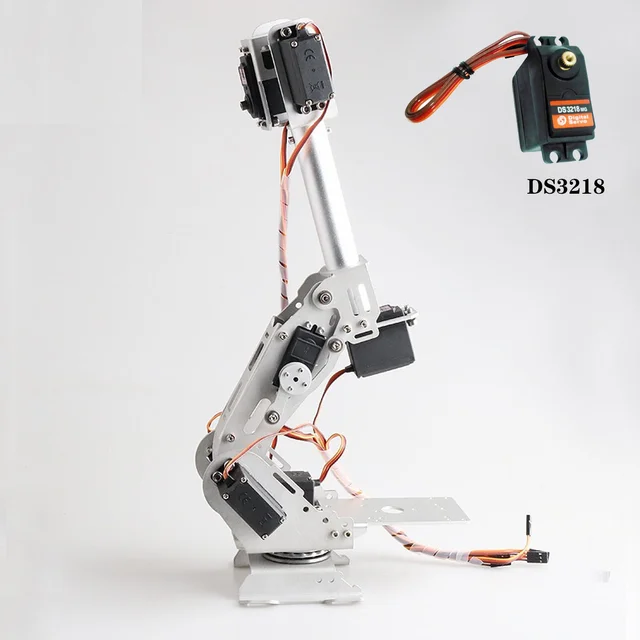Robot Arm 7DOF ABB Robotic Arm With Metal Gripper 6 Axis Robot Claw ...