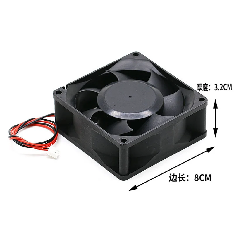 original FD248032EB 8032 8cm 24V 0.33A 2-wire high air volume server ...