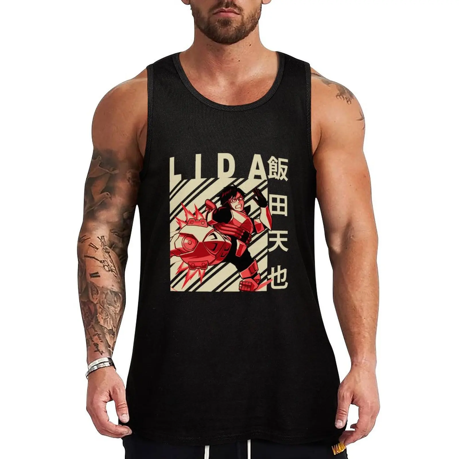 Tenya-Iida-Camiseta-sin-mangas-para-hombre-prenda-de-vestir-Estilo ...