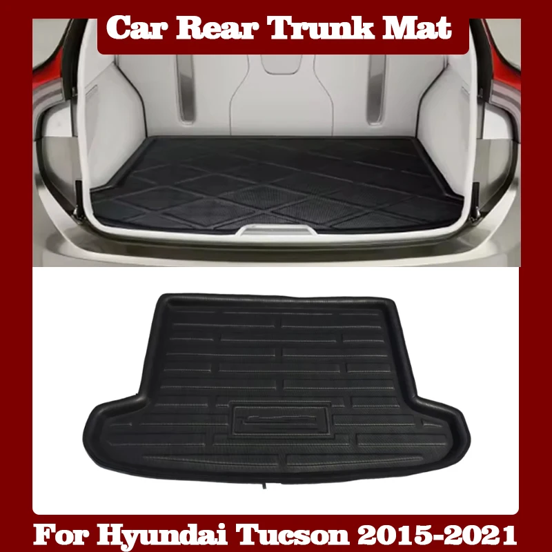 Car Rear Trunk Mat for Hyundai Tucson 2015 2016 2017 2018 2019 2020 ...