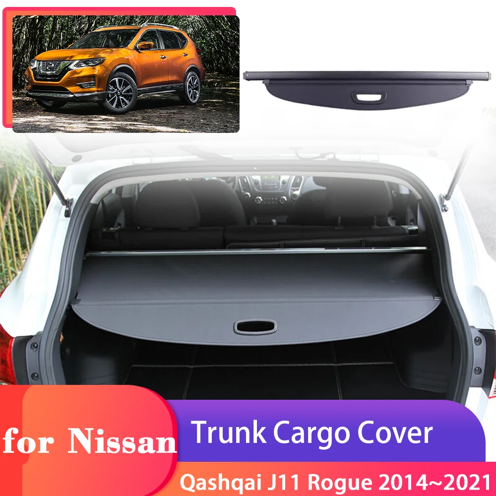 Car Trunk Cargo Cover for Nissan Qashqai J11 Rogue Sport Tekna 2014 ...
