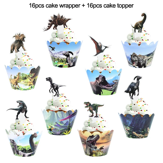 Decoración de fiesta temática de dinosaurio, pancarta de feliz cumpleaños, globos de látex de ...