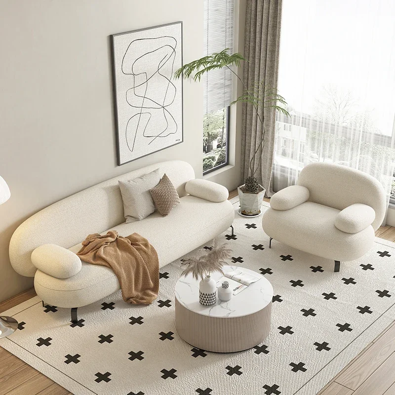Sofa Ins Phong Cách Lưới Sofa Đỏ Phòng Khách Hiện Đại Sang Trọng Cửa ...