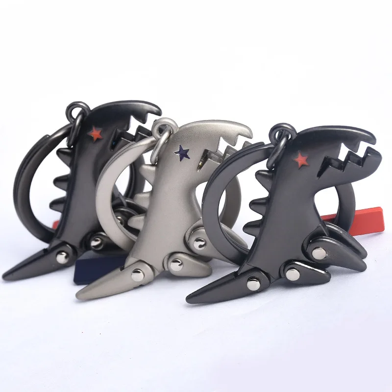 Creative Zinc Alloy Dinosaur Keychain Simple Cartoon Personality Bag ...