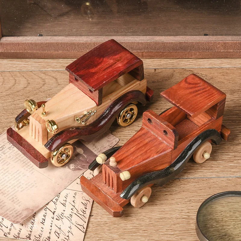 Modern-Car-Model-Wooden-Ornament-Craftwork-Accs-Retro-Warm-Dwelling ...