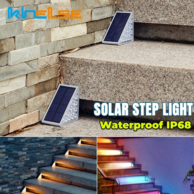 RGB-LED-Solar-Stair-Light-Outdoor-Waterproof-Garden-Decoration-Step ...