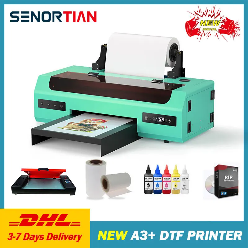 طابعة A3 + Dtf مع طابعة نقل رأس الطباعة Epson ite90 مناسبة لآلة الطباعة التي شيرت فيلم 330 مللي ...