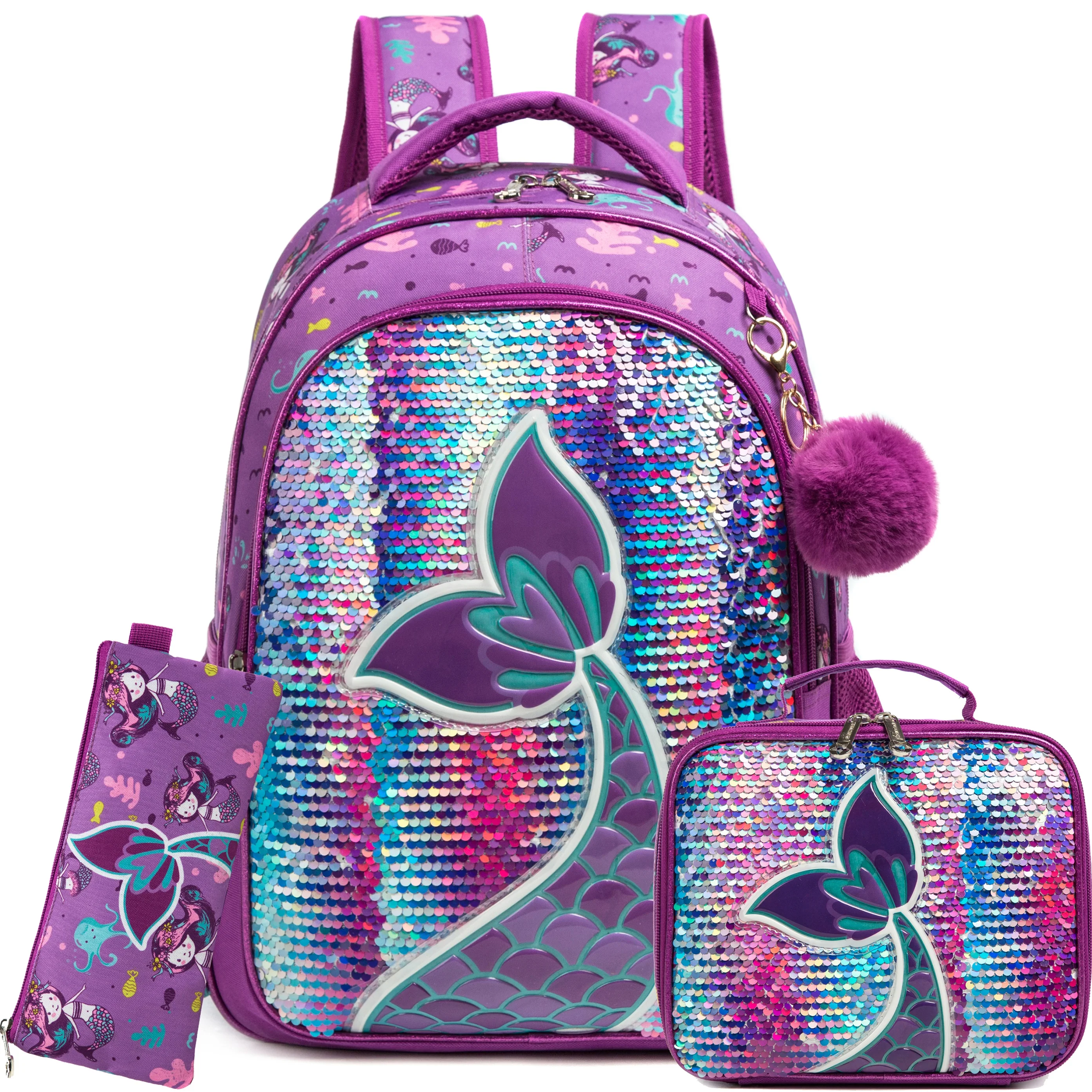 Backpack-for-Girls-Gliter-Sequin-Backpacks-for-Elementary-School-Bag ...
