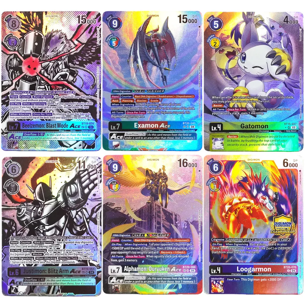 Proxy Digimon Card Examon Loogarmon Omnimon Beelzemon: Blast Mode ...