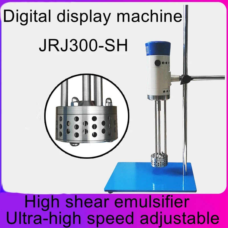 JRJ300-SH-digital-display-high-speed-emulsifying-mixer-shearing ...