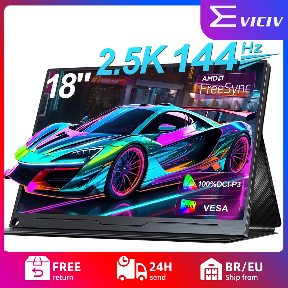 EVICIV-2K-144Hz-Portable-Monitor-18-inch-2560x1600-QHD-100-DCI-P3 ...