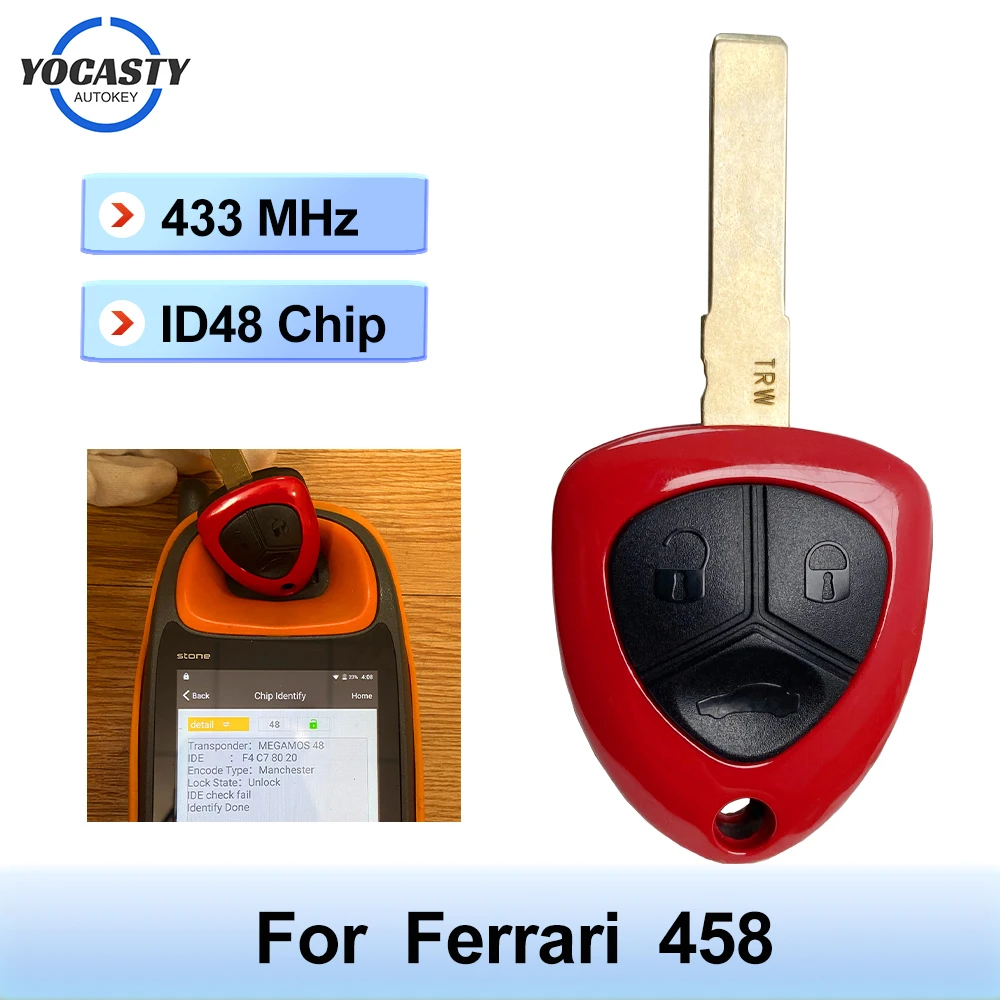 Yocasty 433mhz id48 chip remoto chave de carro inteligente para 2009 ...