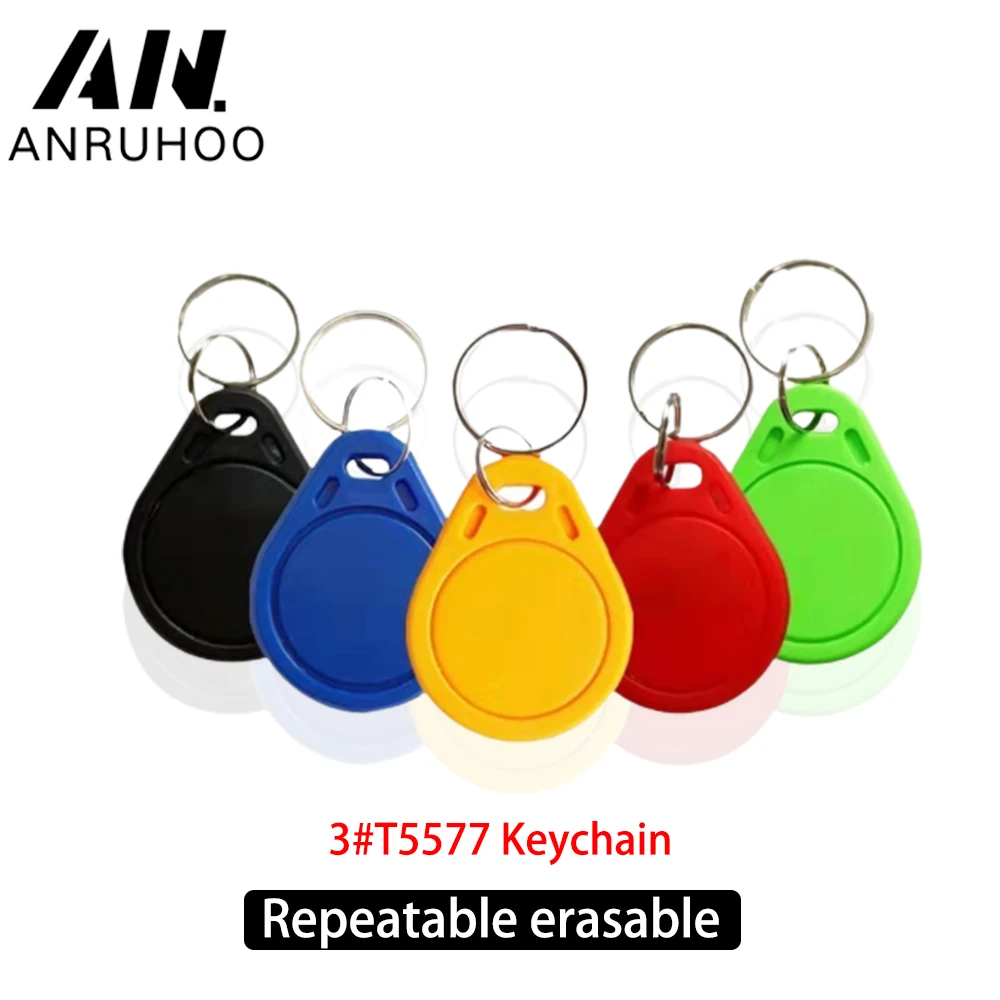 5-10pcs-Rfid-Smart-Chip-Access-Control-Id-125khz-Keychain-Copy-T5577 ...